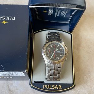 Pulsar | Accessories | Pulsar Men Battery Chronograph Wdate Stainless ...